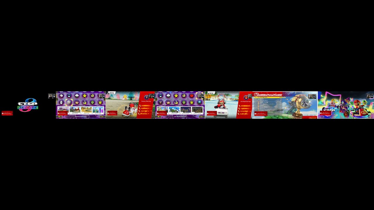 Mario Kart 8 CTGP Deluxe Life Shroom Cup 200cc Piranha Plant Cup 200cc ...