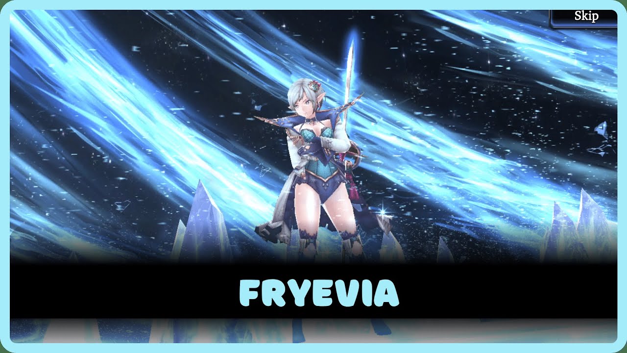 Fryevia CG Limit Burst | War of the Visions: Final Fantasy Brave Exvius ...
