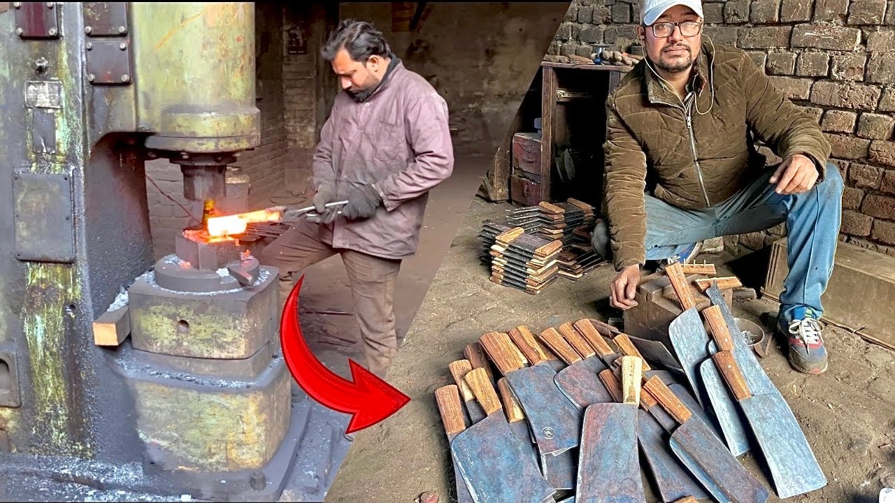 Super Technique of Making Damascus Knife | Manufactur Process of Bugda ...