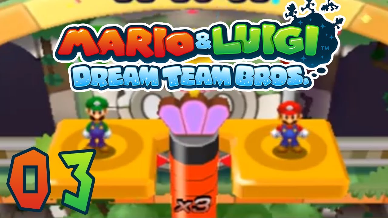 Let's Play Mario & Luigi Dream Team Bros 3DS Part 3 - Pi'illo Castle ...