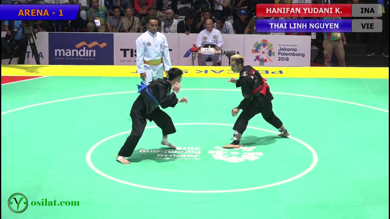 Pencak Silat Men's Tanding Class C Finals : INA vs VIE | 18th Asian ...