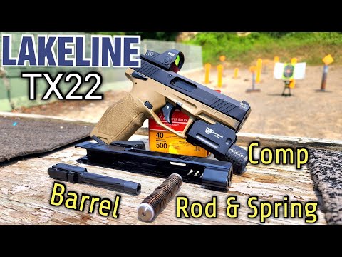 Taurus TX22 Upgrades Lakeline Comped Slide Target Barrel & Stainless ...