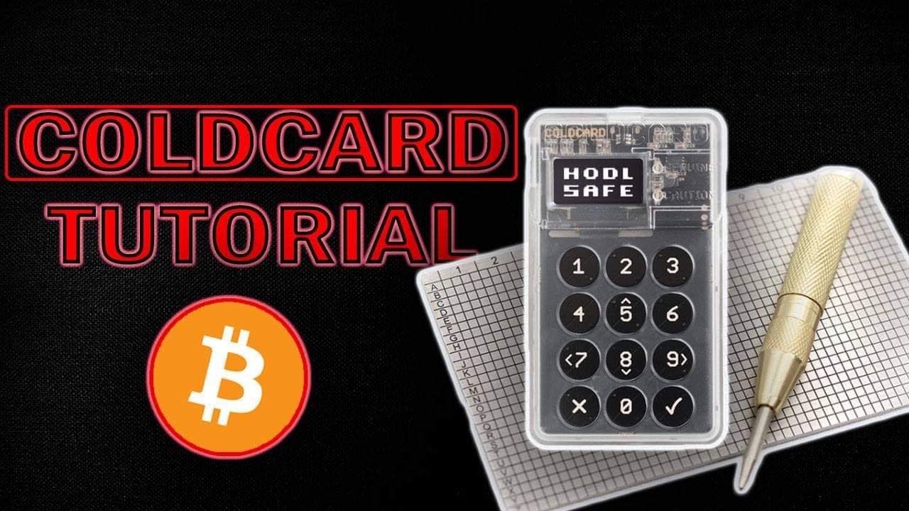 Most Secure Bitcoin Wallet: Coldcard Unboxing & Tutorial 🔑 - YouTube