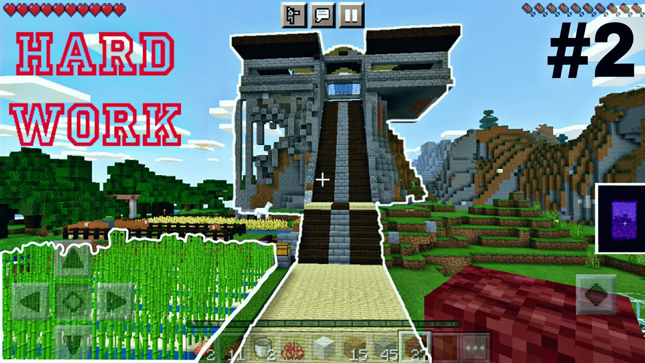 Minecraft: SERVER PLAY MAKING HOUSE AND FARM| WAKANDA WASI💕(part-2 ...