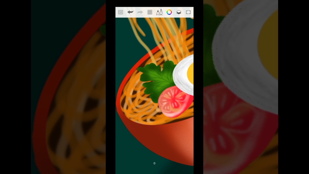 Digital drawing|| How to draw Noodles 🍜 soups #shorts - YouTube