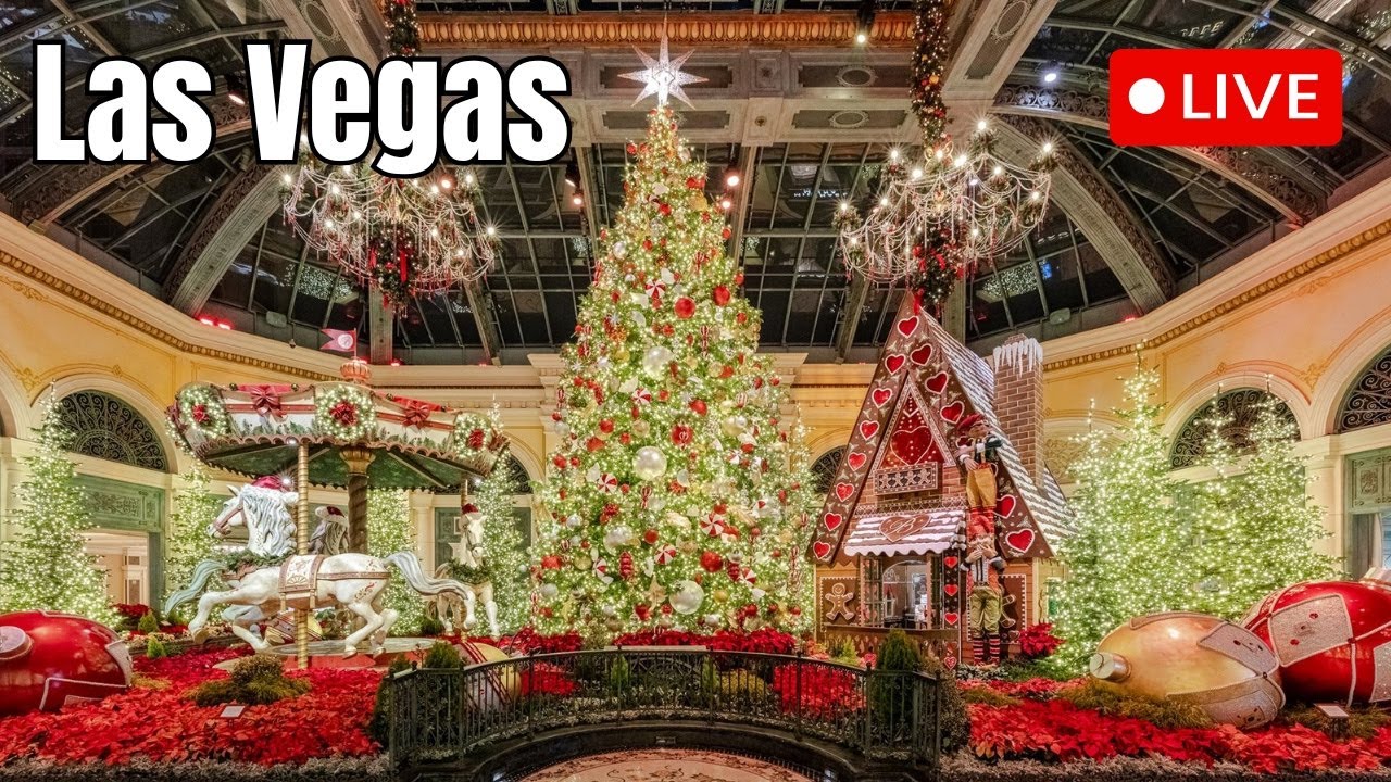 🔴 Las Vegas LIVE - IRL Christmas Eve on the Las Vegas Strip (December ...