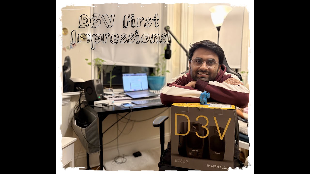 Are They Worth It? ADAM Audio D3V Studio Monitors First Look ...