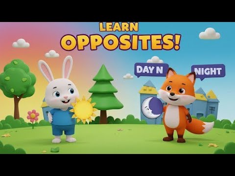 Opposite Adventures: Fun Learning with Animated Friends!" - YouTube