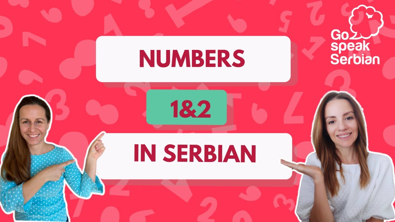 Learn Serbian: Numbers One and Two - YouTube
