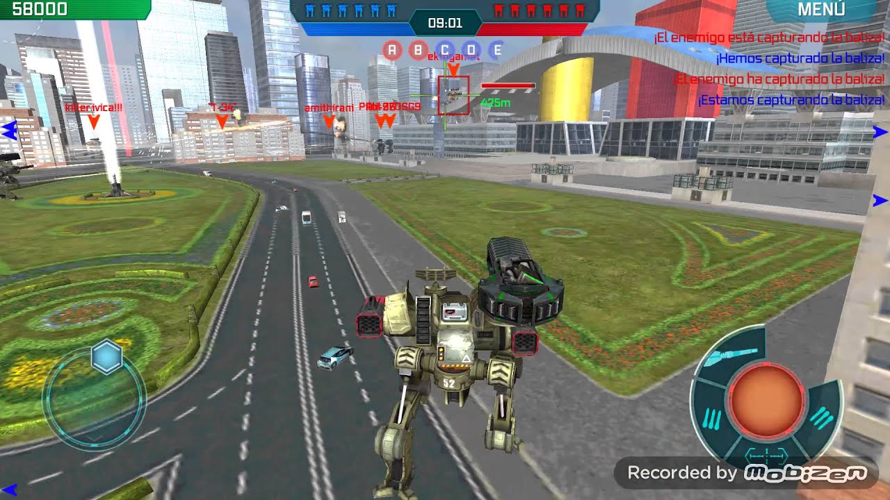 Walking War Robots (WWR) Vityaz con pinatas. - YouTube