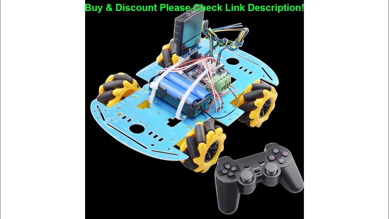 Best PS2 Handle RC Control Omni Mecanum Wheel Robot Car Kit with UNO R3 ...