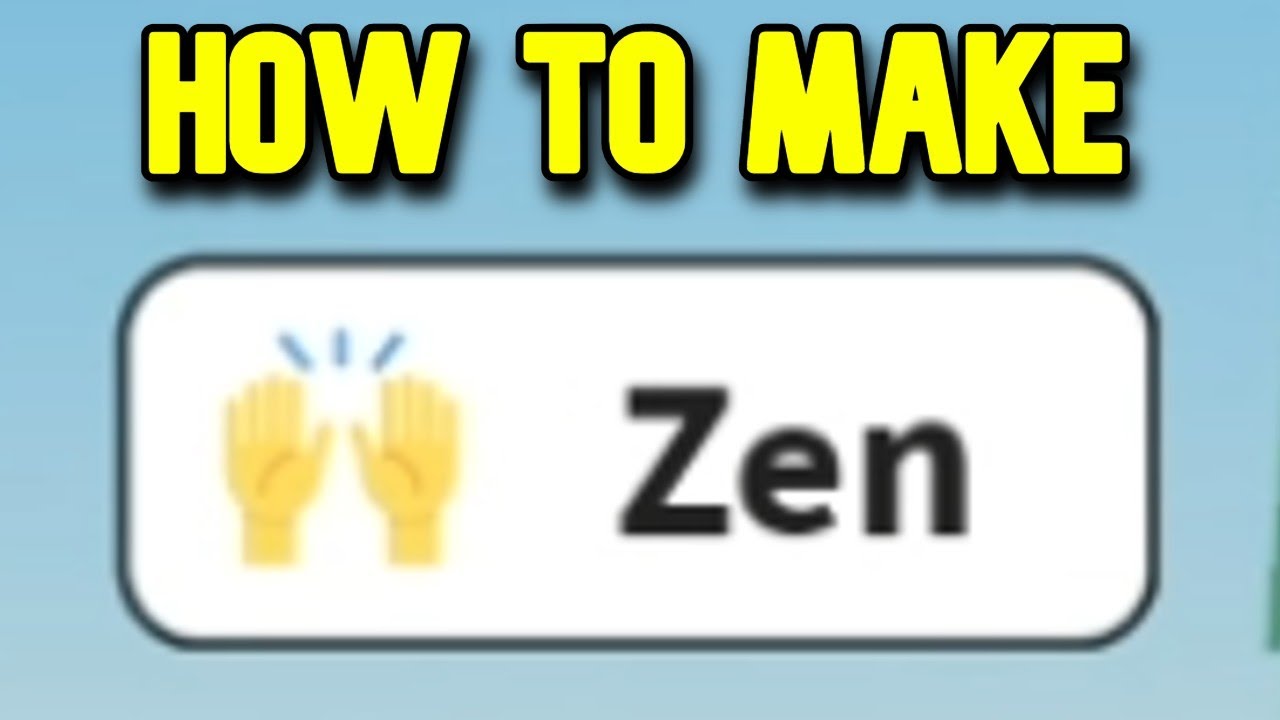 How to Make a Zen in Aura Craft (Roblox) - YouTube