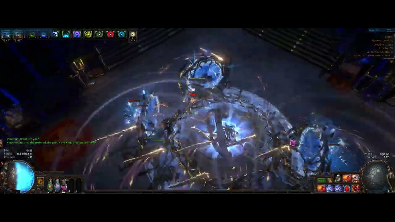 Path of Exile [3.21] Uber Cortex Witnessed - Blade Trap Sabo - YouTube