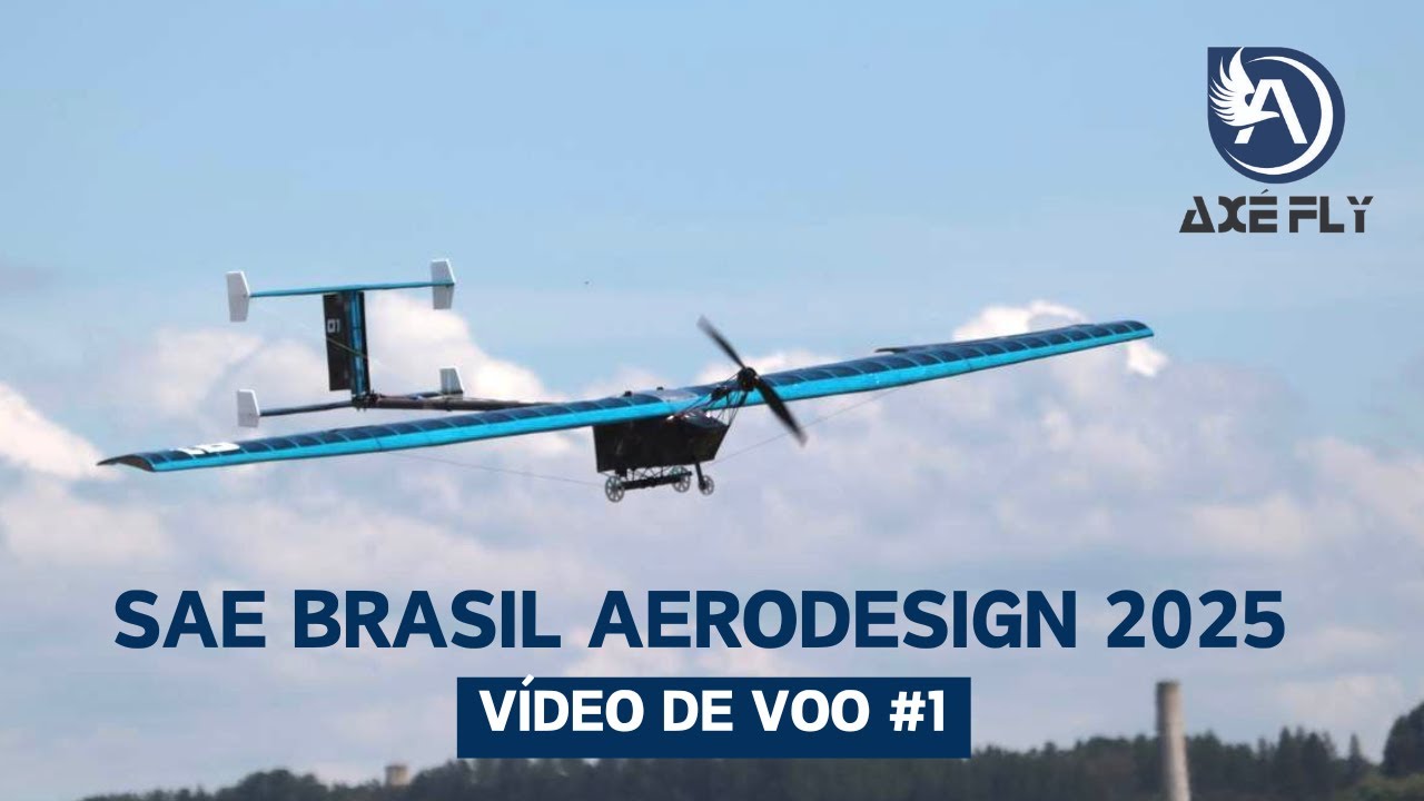 Vídeo de Voo #1 - SAE Brasil Aerodesign 2025 - YouTube
