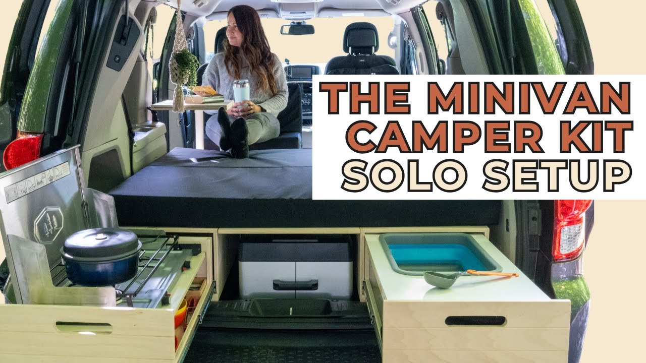 Solo Travel in a Minivan Camper - The Roadloft Solo Camper Kit - YouTube