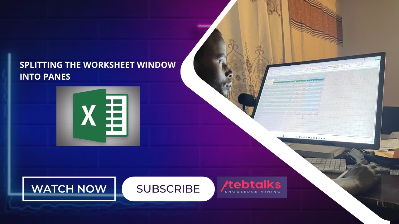 Splitting The Worksheet Window Into Panes YouTube Splitting The Worksheet Window Into Panes YouTube