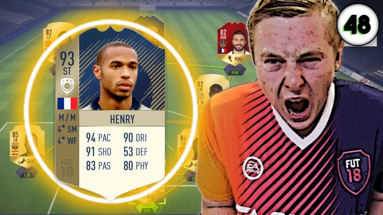 THIERY HENRY SQUAD BUILDER! 93 ICON THIERRY HENRY REVIEW | ROAD TO ...