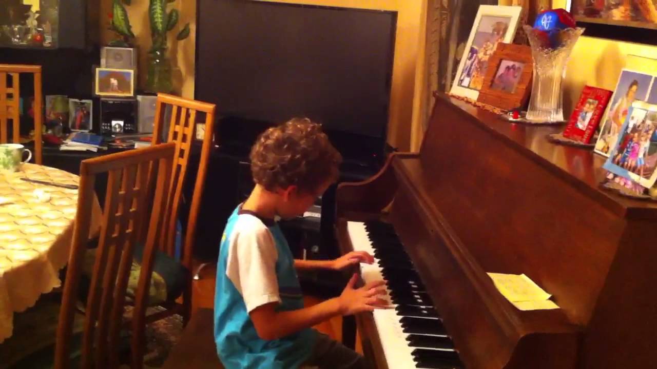 Sam piano October 2012 - YouTube