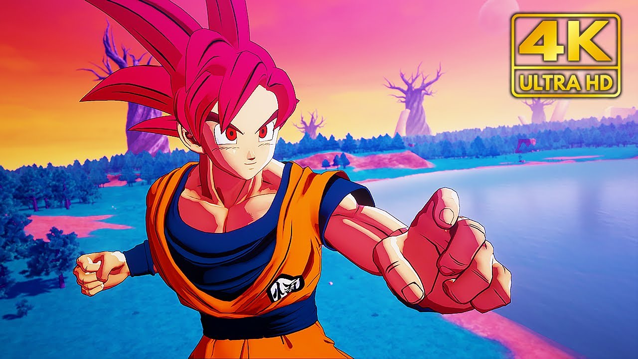 Goku, Super Saiyan God vs. Lord Beerus Boss Fight (4K Ultra HD ...
