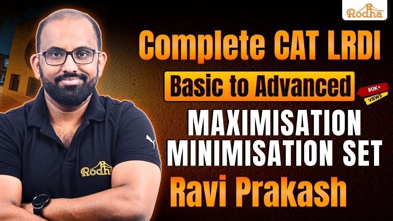 LRDI - Maximisation Minimisation 5 ( Good set - Put your thinking CAP ...