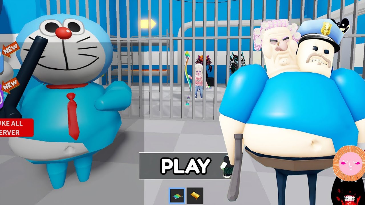 NEW 🌟 DORAEMON BARRY'S PRISON RUN OBBY FULL WAIKTHROUGH GAMEPLAY ROBLOX ...