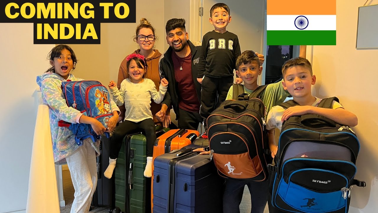 BAGS ARE PACKED | READY TO GO TO INDIA | LOVLEEN VATS & COURTNEY VATS ...