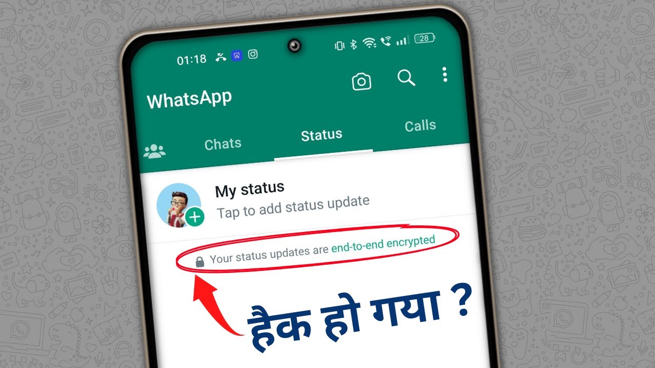 Your status updates are end-to-end encrypted | whatsapp status end-to ...
