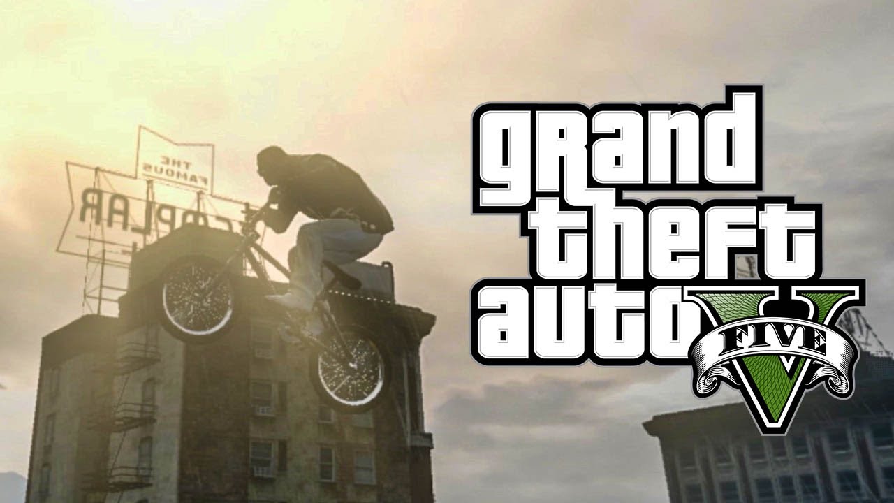 GTA 5 : Biking on the MOON (Moon Gravity Cheat Code) - YouTube