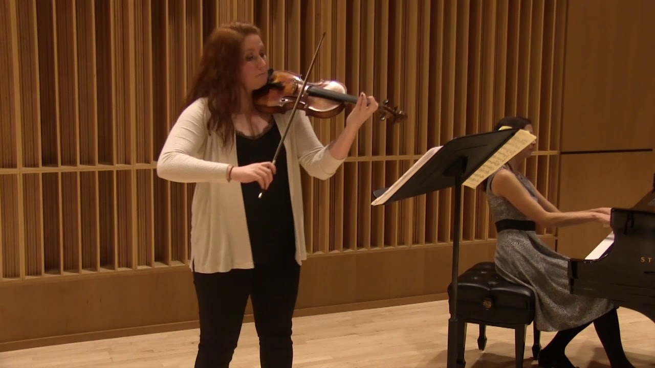 Colleen Mahoney-Mozart Violin Concerto no 4 I. Allegro - YouTube