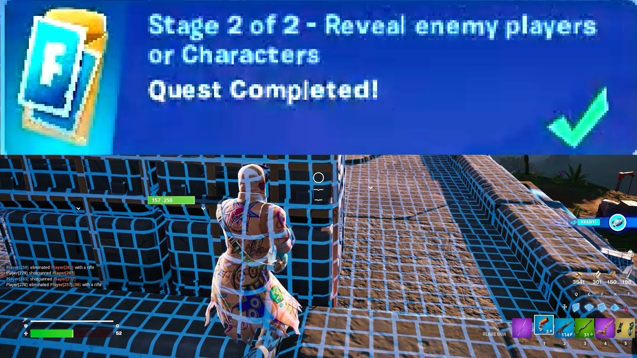 Reveal Enemy Players or Characters Fortnite - YouTube