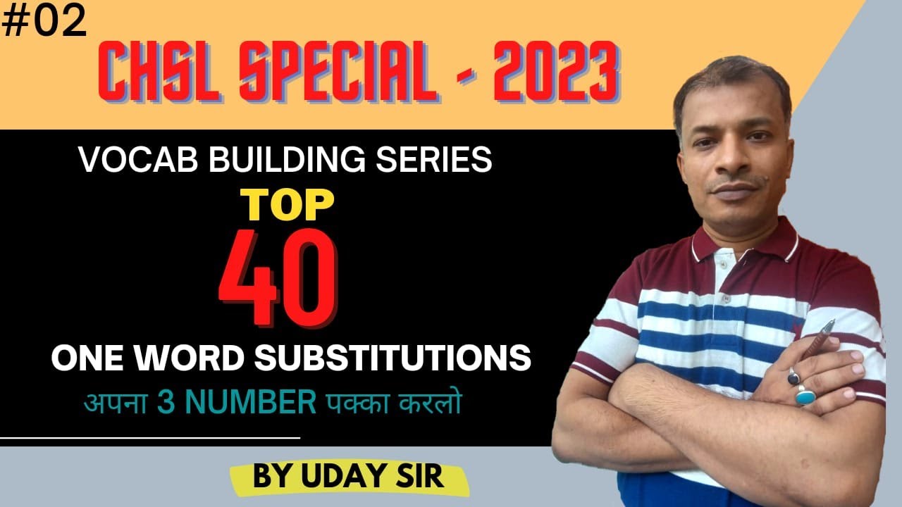 # 2 ll Super ONE WORD SUBSTITUTIONS in English ll Top substitution for ...