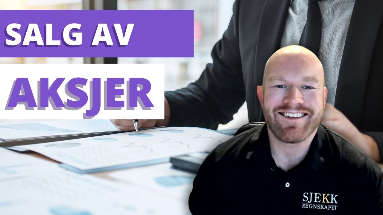 Aksjonærregisteroppgave i Fiken - ink salg av aksjer - YouTube