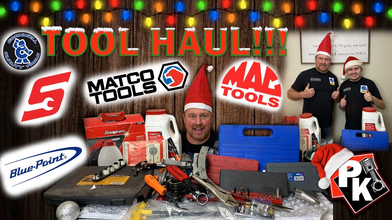 Massive Tool Haul!!! Snap on, Bluepoint, Matco Tools, Mac, Cornwell ...