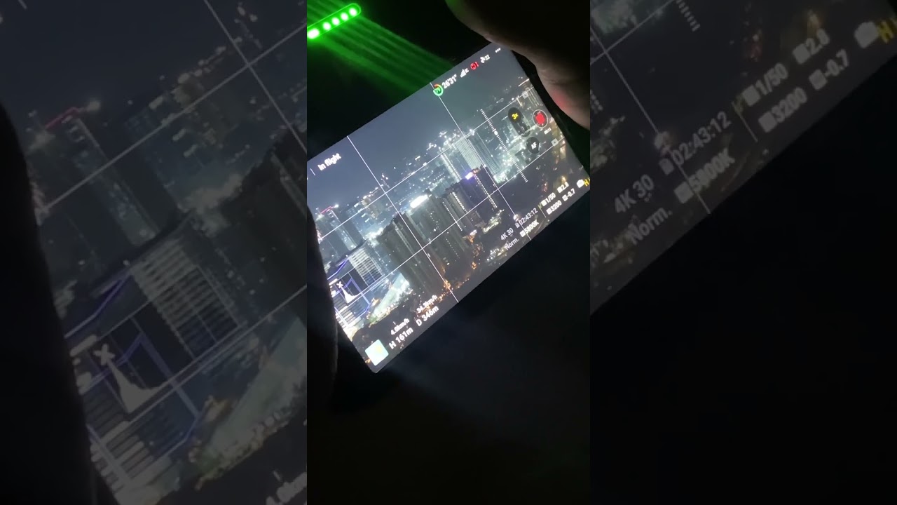 Getting some sample footage of night mode #mavic3pro #dji #drone #hyderabad