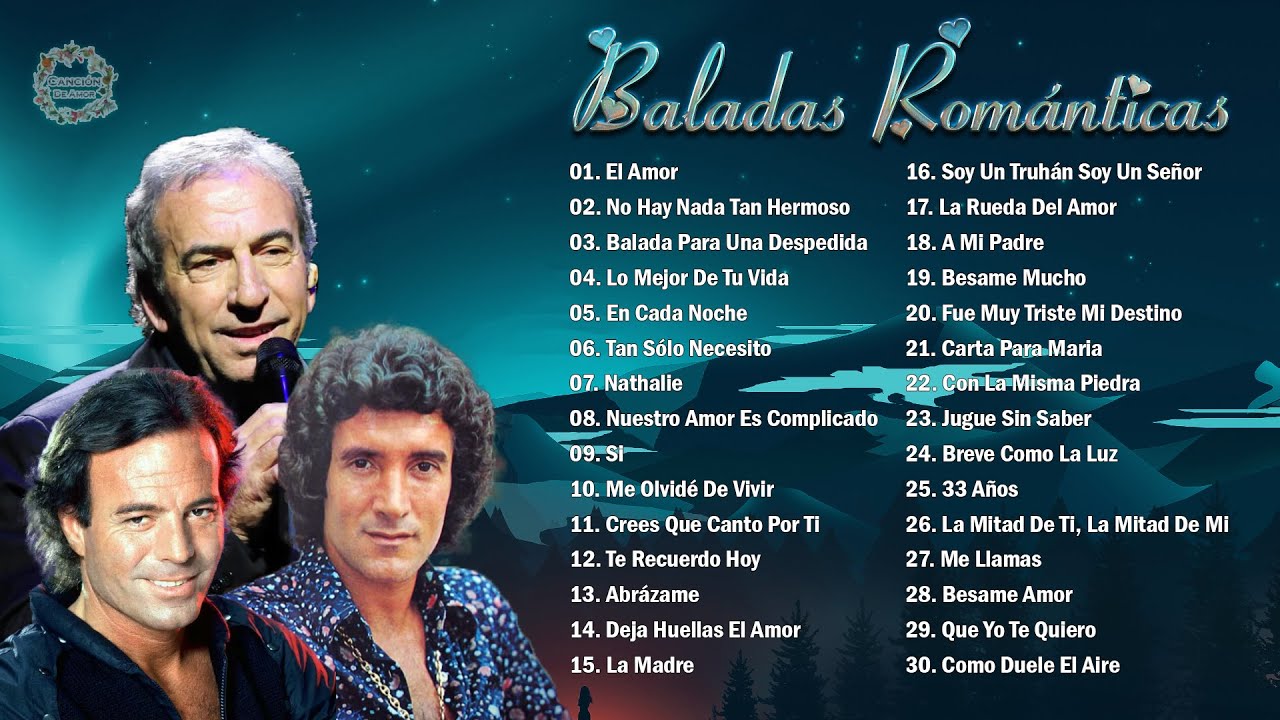 DANNY DANIEL, JULIO IGLESIAS, JOSÉ LUIS PERALES TODOS SUS 30 GRANDES ...