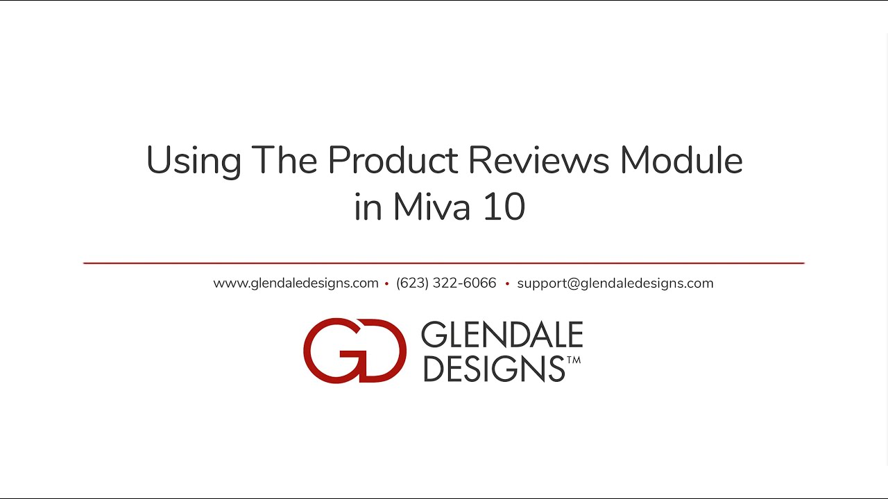 Using Your Product Reviews Module in Miva 10 - YouTube