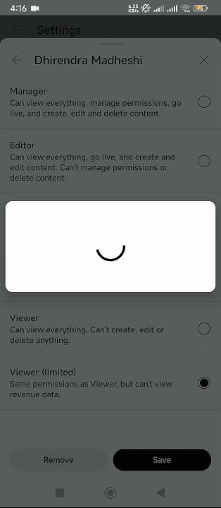 How to Remove Manager Access on YouTube Channel || Enable add or remove manager in youtube ...