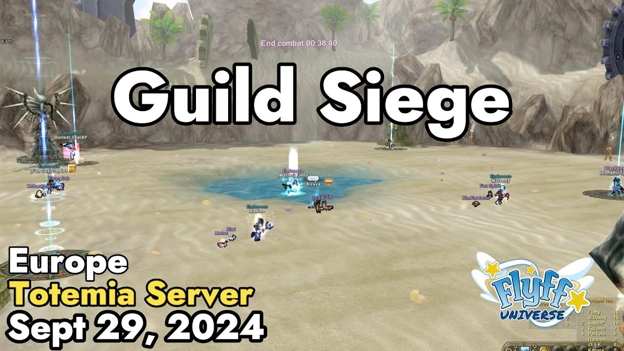 Guild Siege (Totemia) September 29, 2024 | Flyff Universe - YouTube