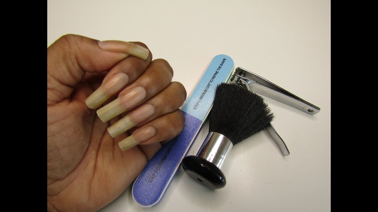 NAIL GROWTH | CLIPPING MY NATURAL NAILS - YouTube