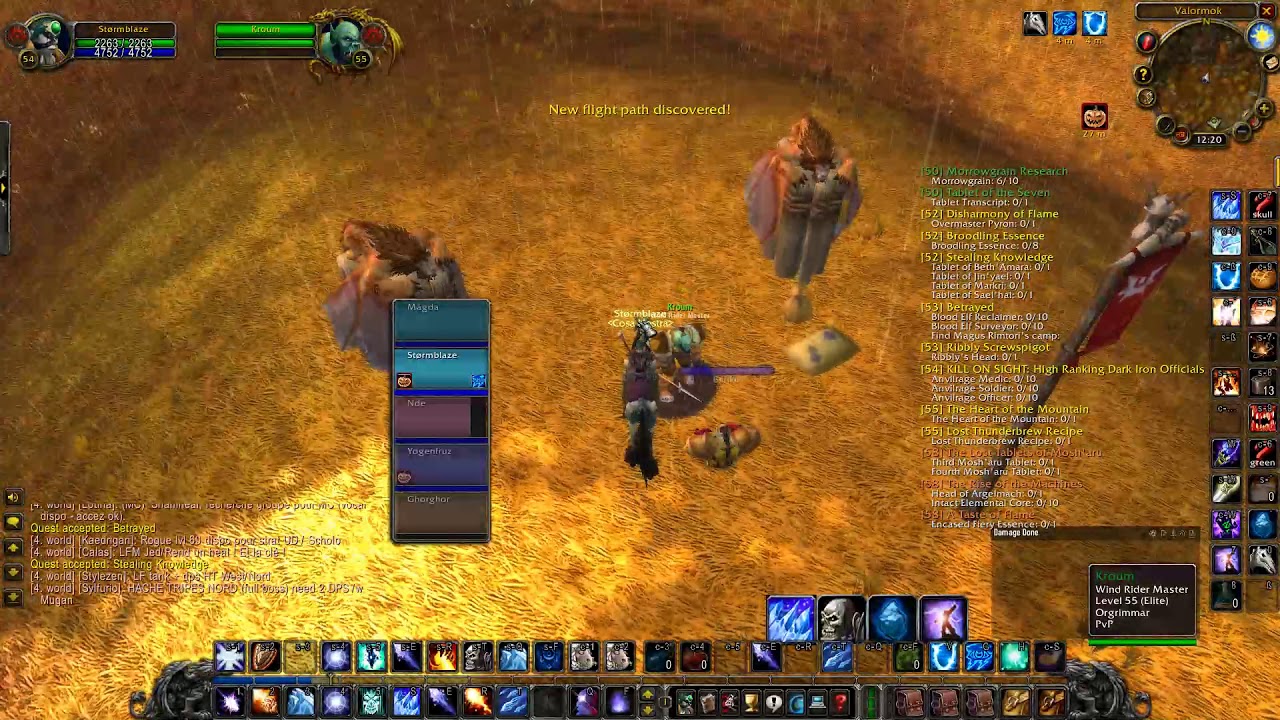 Flight master Azshara wow classic (horde ) - YouTube