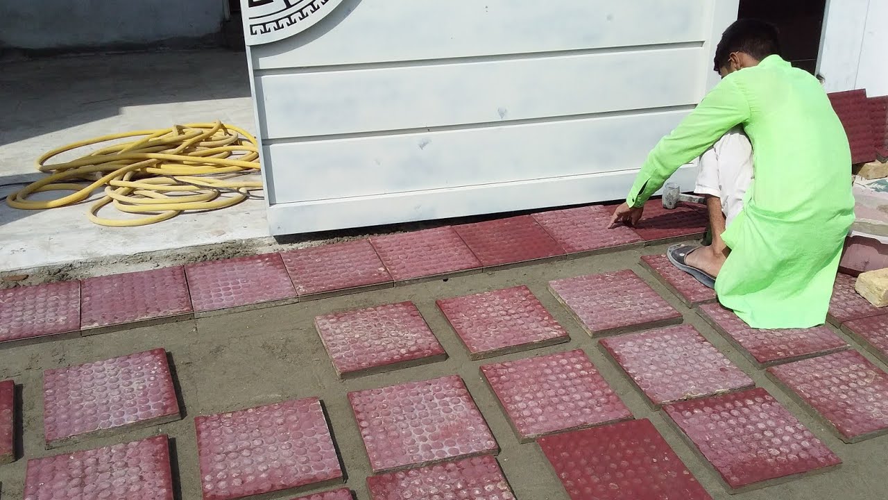 Installing Tuff Tile on Ramp - YouTube