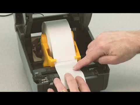 Zebra ZD420 Manual Media Calibration - YouTube