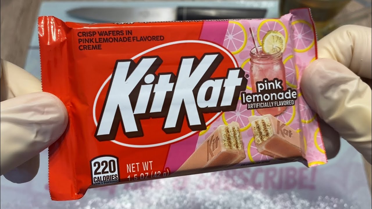LIMITED EDITION KIT KAT PINK LEMONADE - YouTube