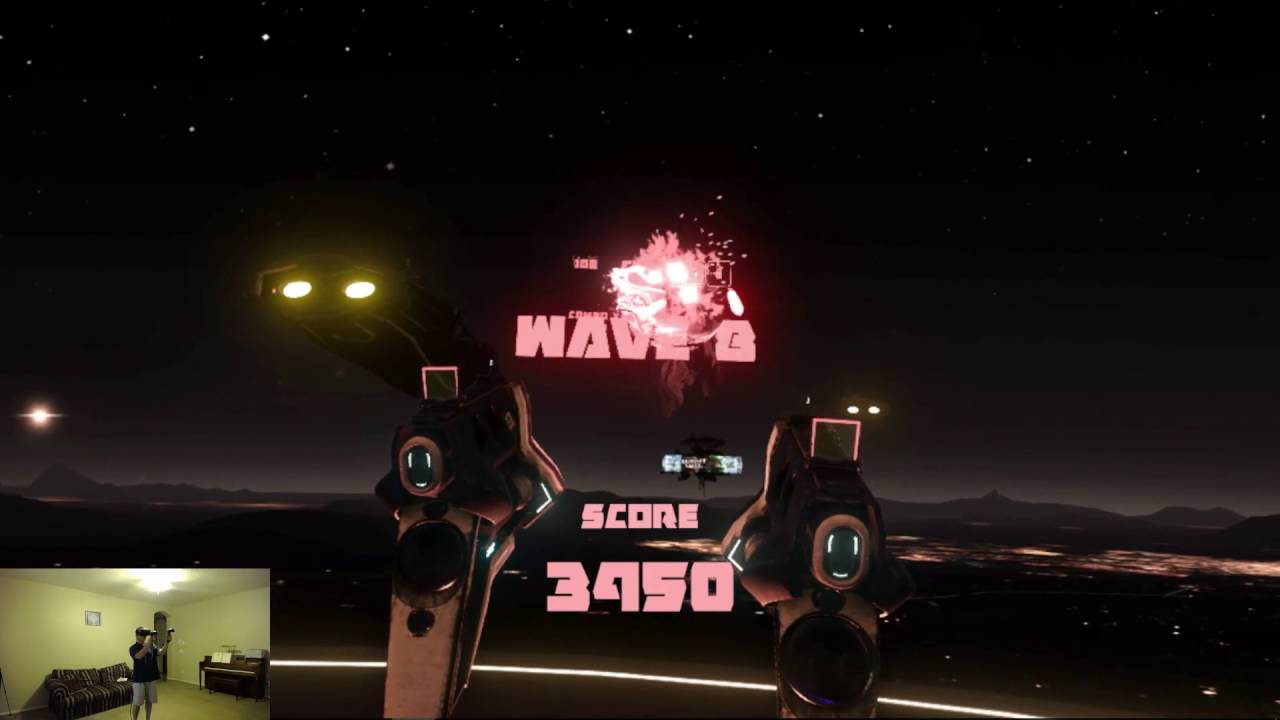 Space Pirate Trainer Gameplay on the HTC Vive - YouTube