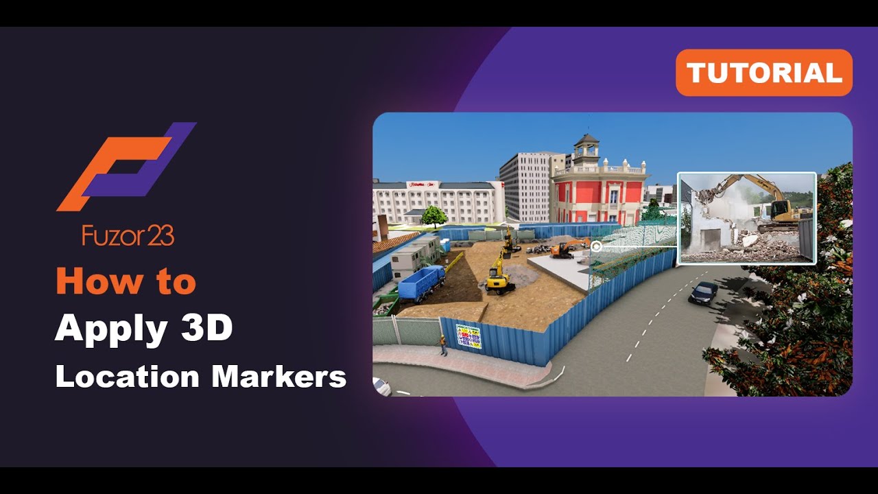 [Fuzor 2023] How to Apply 3D Location Markers - YouTube