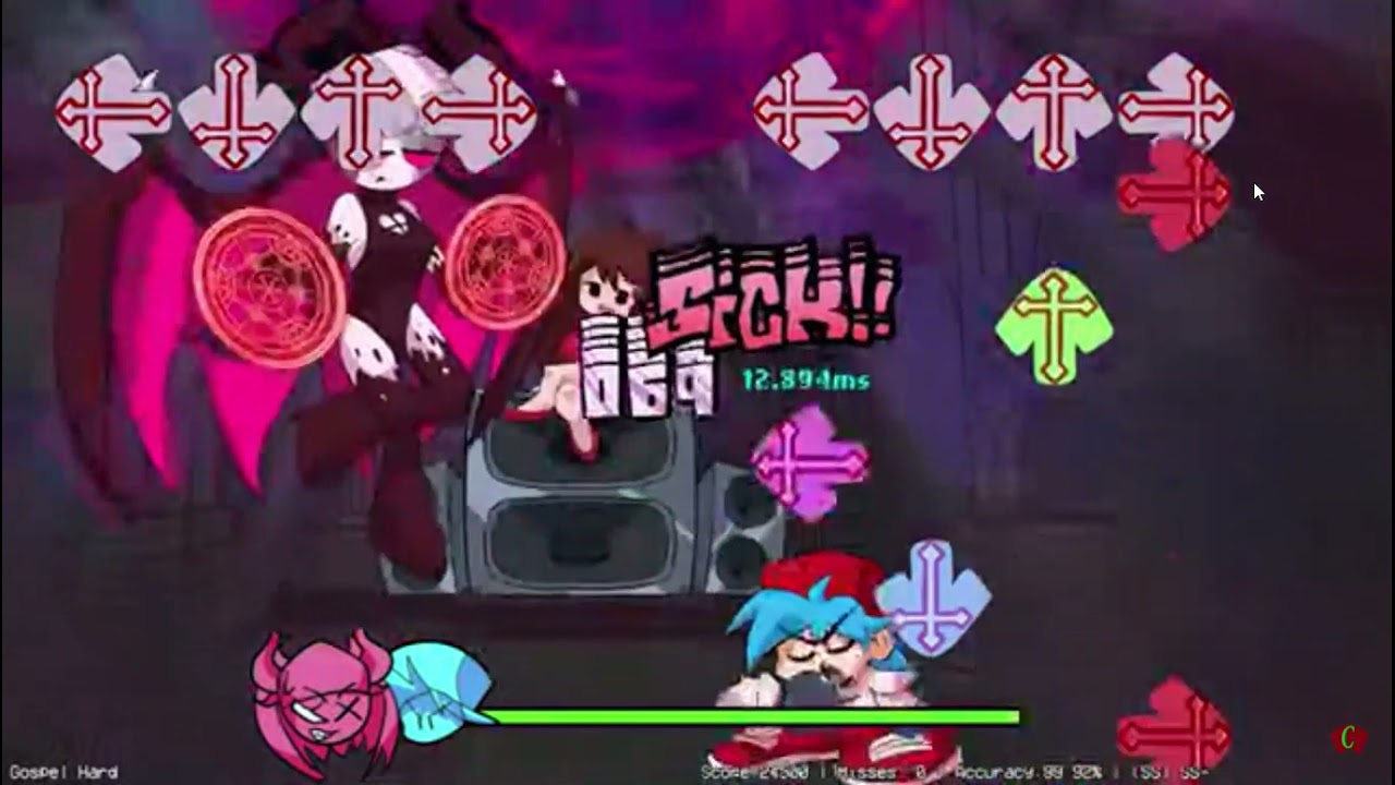 Friday Night Funkin' VS Sarvente's Mid Fight Masses HD FULL WEEK Ruv ...