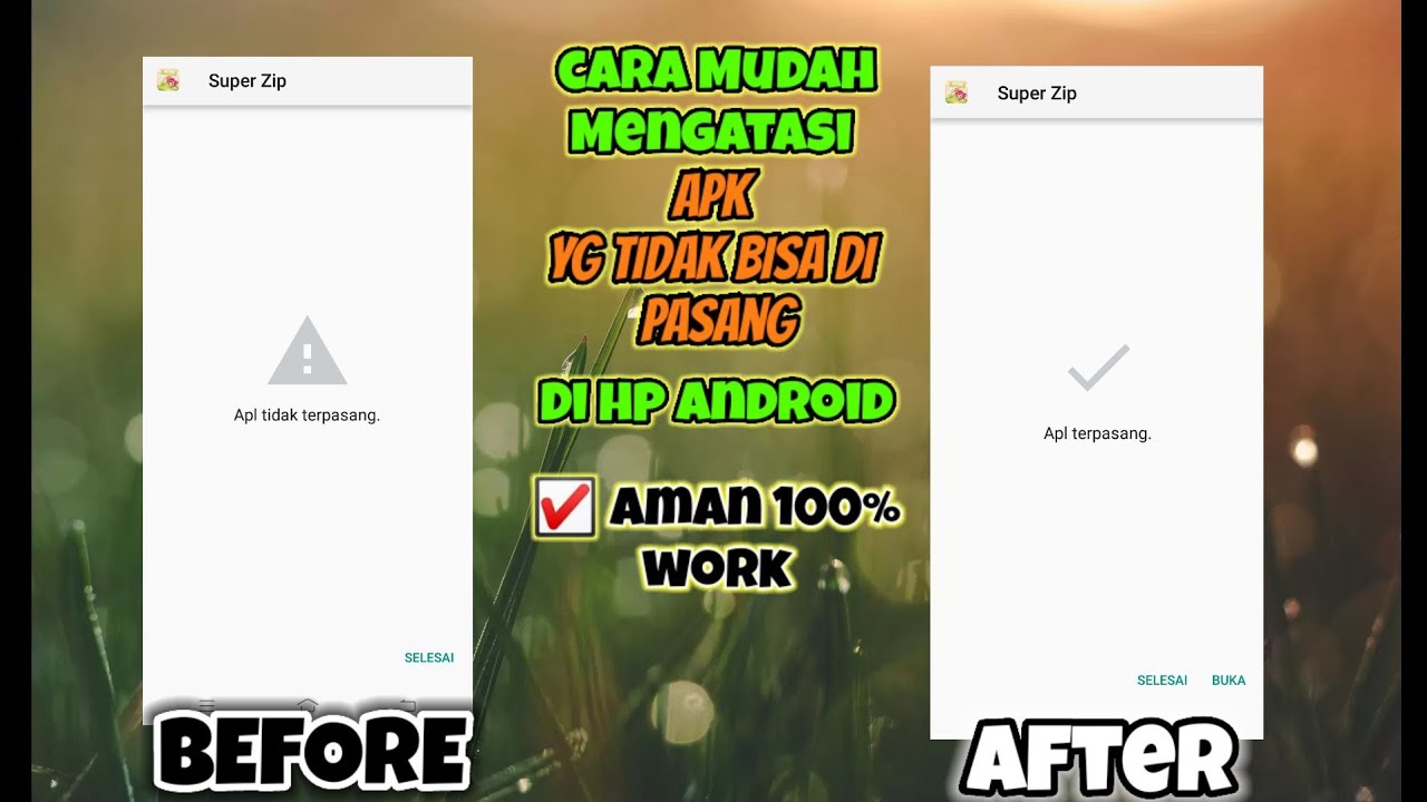 Cara mengatasi Apl Yang Tidak Bisa Terpasang Di android Dengan mudah ...