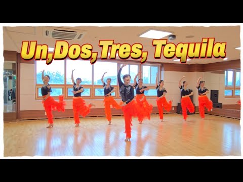 Un,Dos, Tres, Tequila Line Dance/운,도스,뜨레스,테킬라 /중급라인댄스/광양라인댄스 /순천라인댄스 ...
