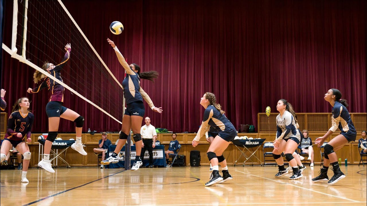 CCA Varsity Volleyball vs St. Timothy's - YouTube