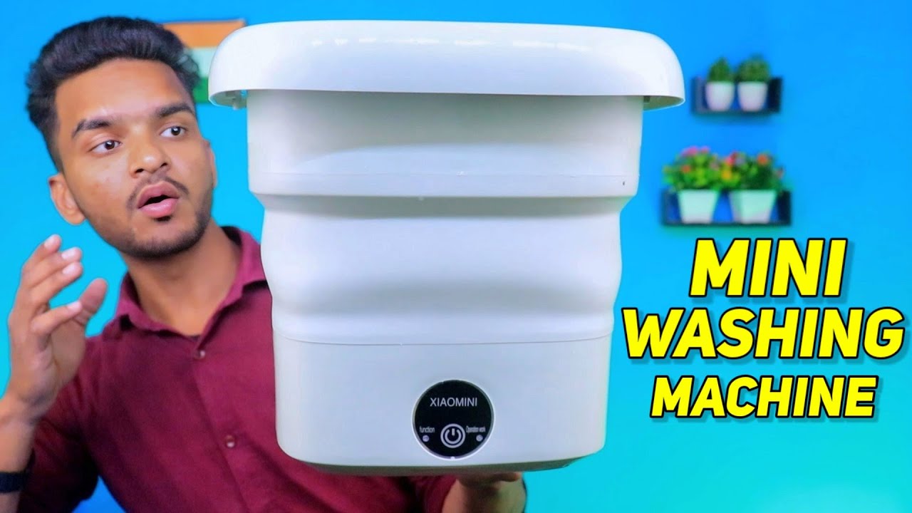 Portable Washing Machine Unboxing & Review || mini washing machine ...